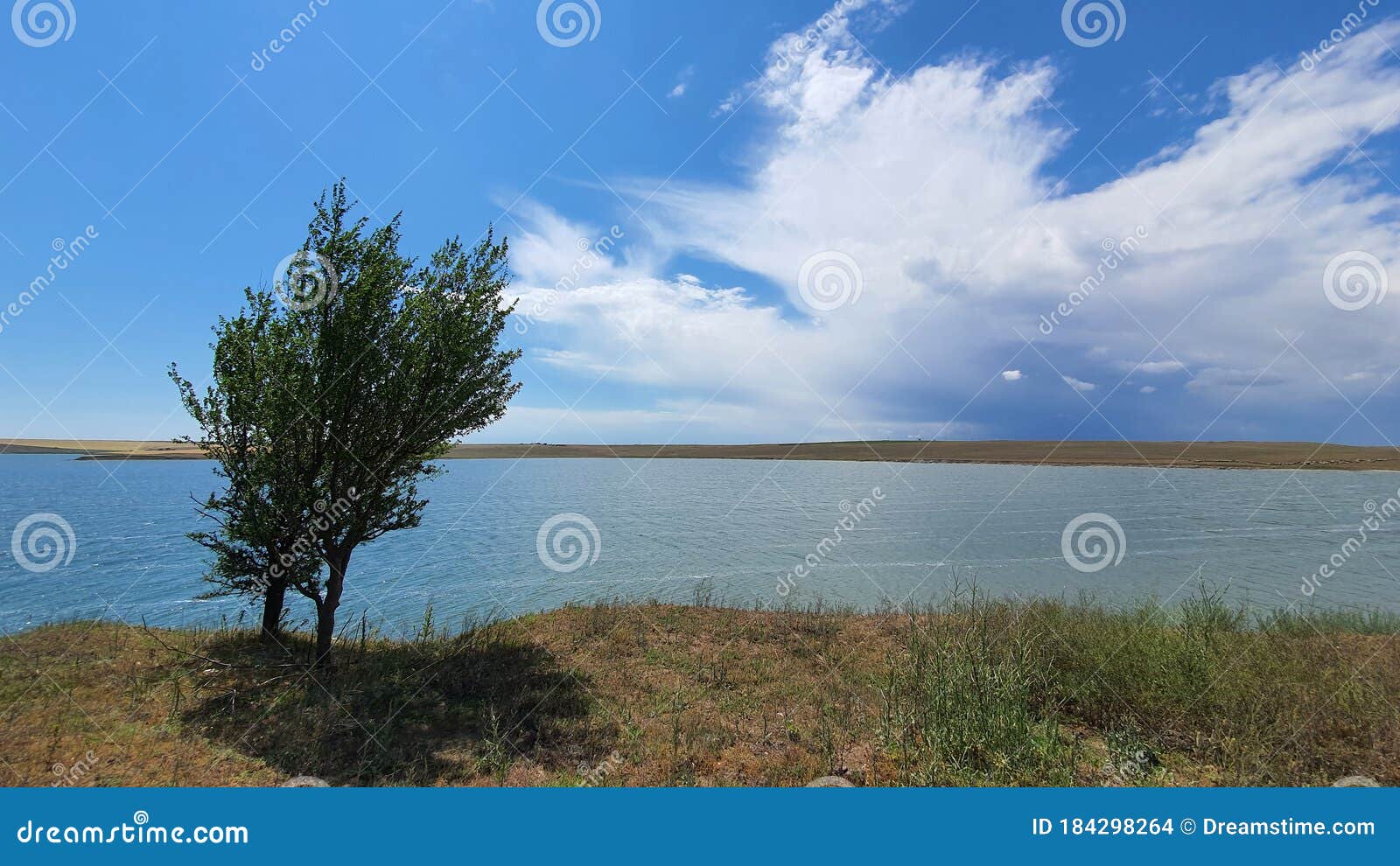 The Sky Above Techirghiol Lake Stock Photo - Image of lake, water ...