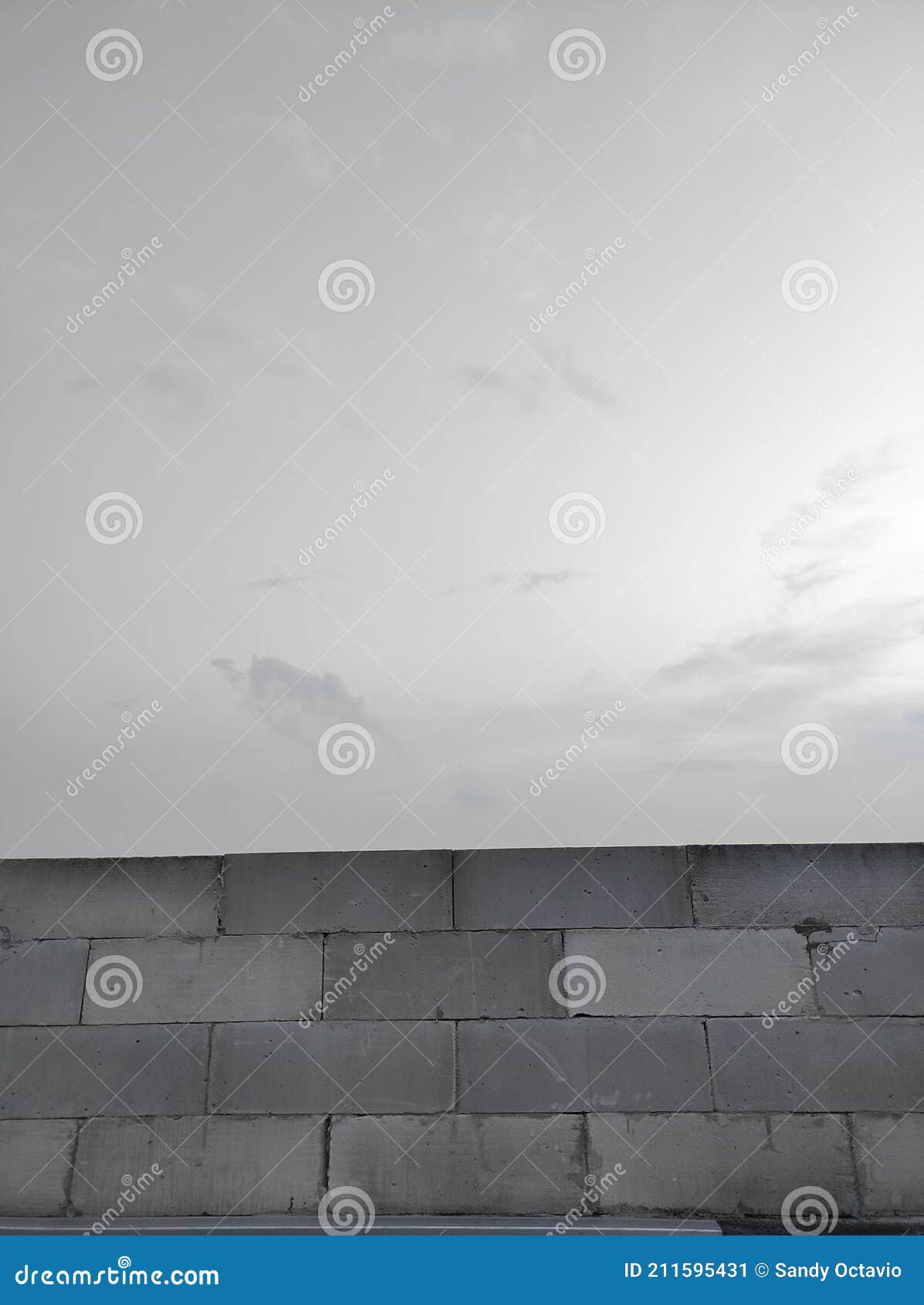The sky above the wall stock image. Image of iron, blizzard - 211595431