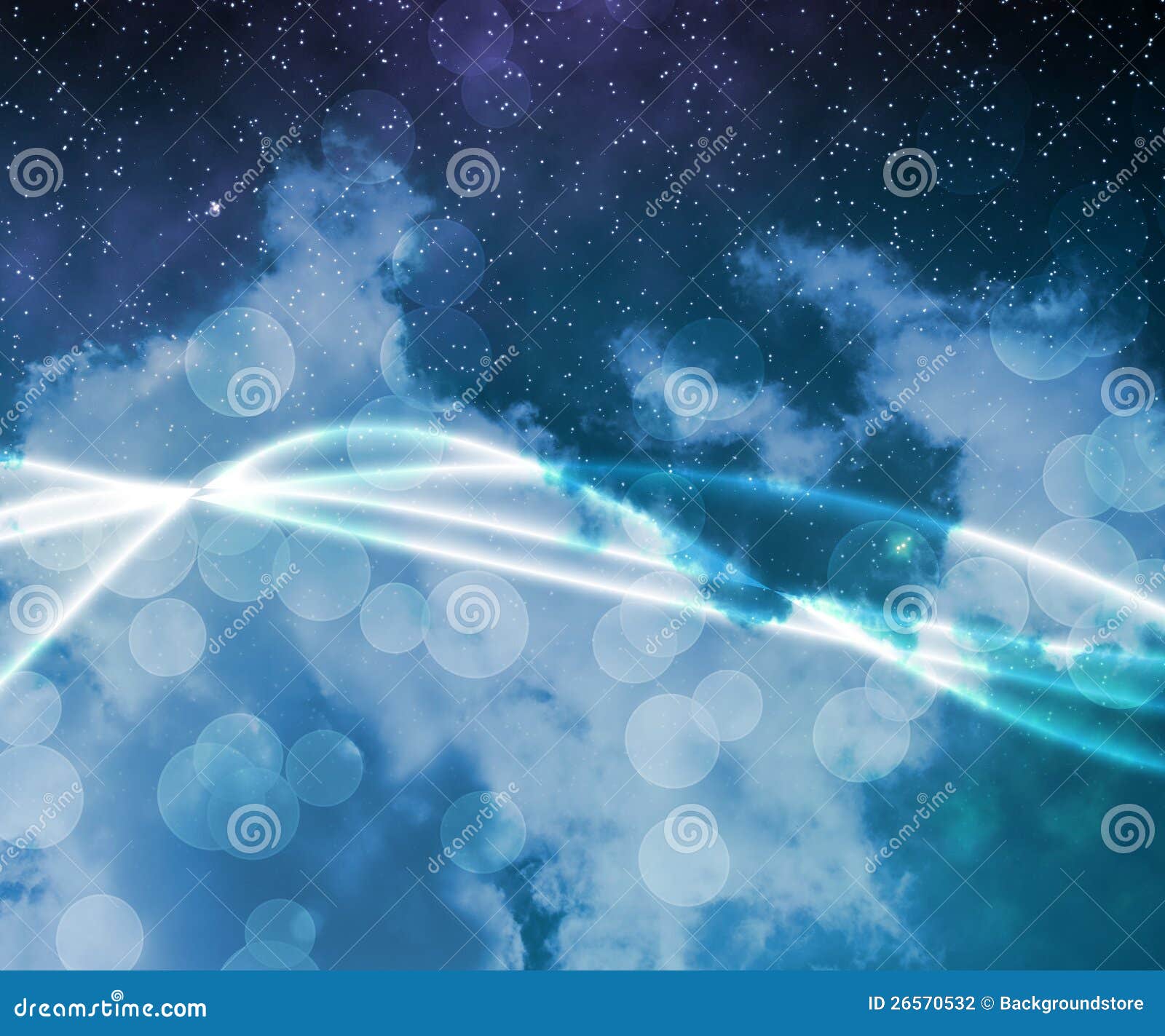 Sky Abstract Tech Background Stock Illustration - Illustration of ...