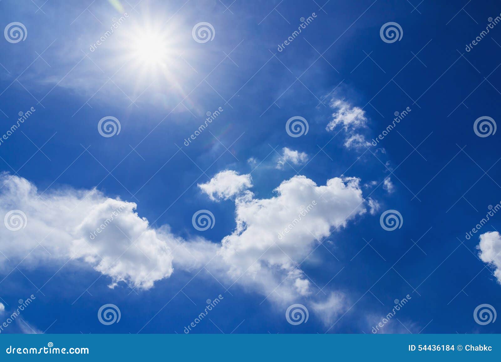 Sky with afternoon sun stock photo. Image of meteorology - 54436184