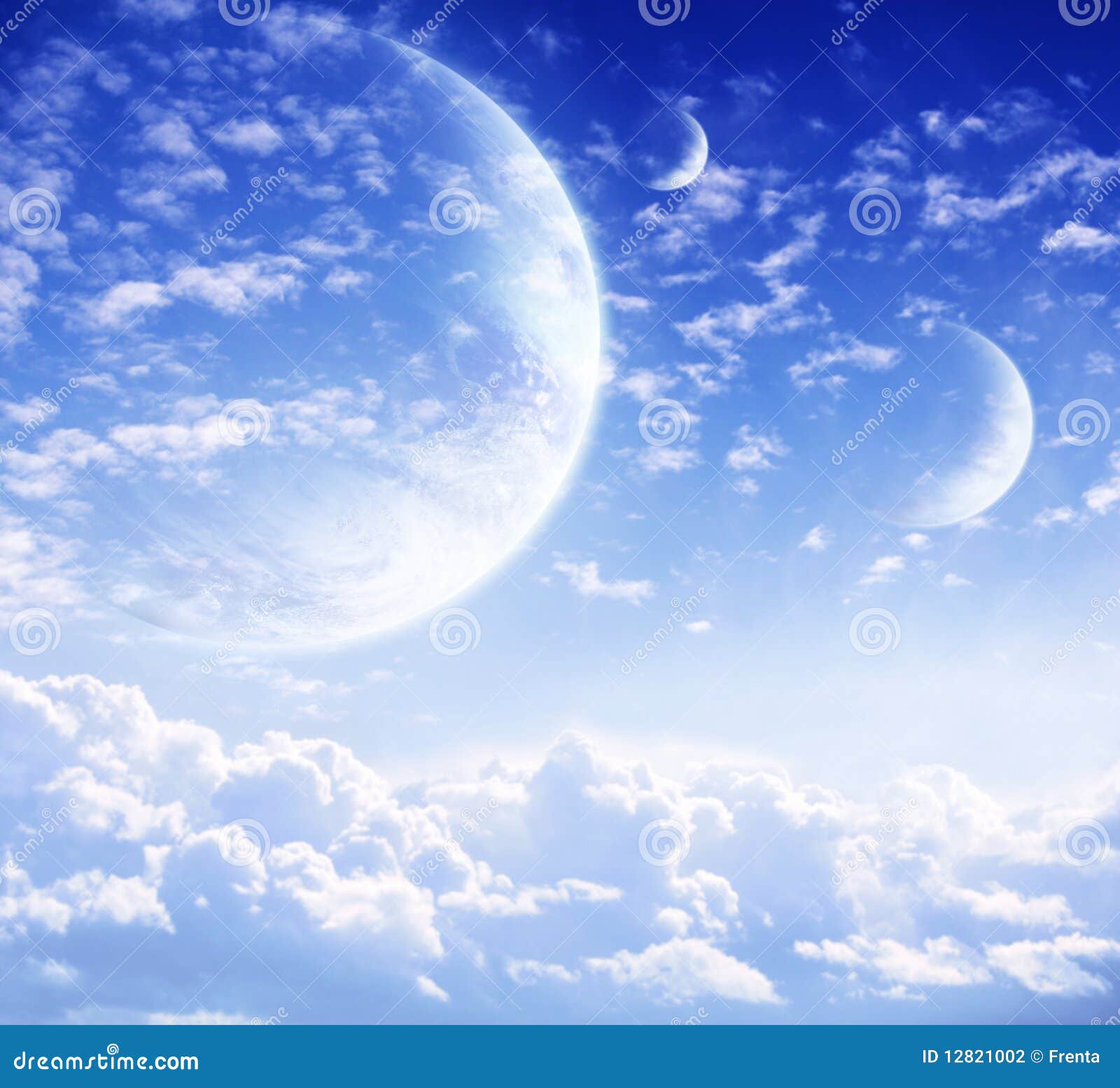 Alien Sky Background