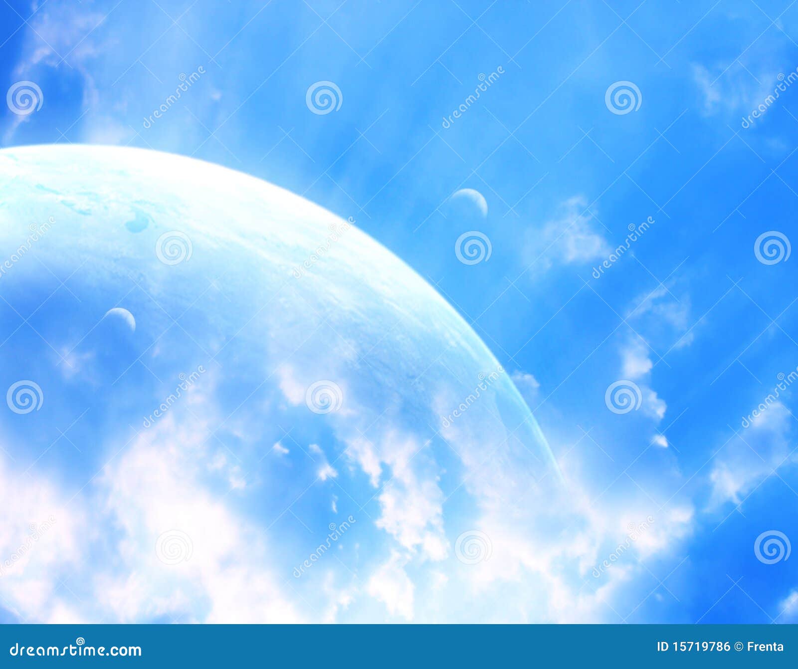 Sky in alien planet stock illustration. Illustration of nature - 15719786