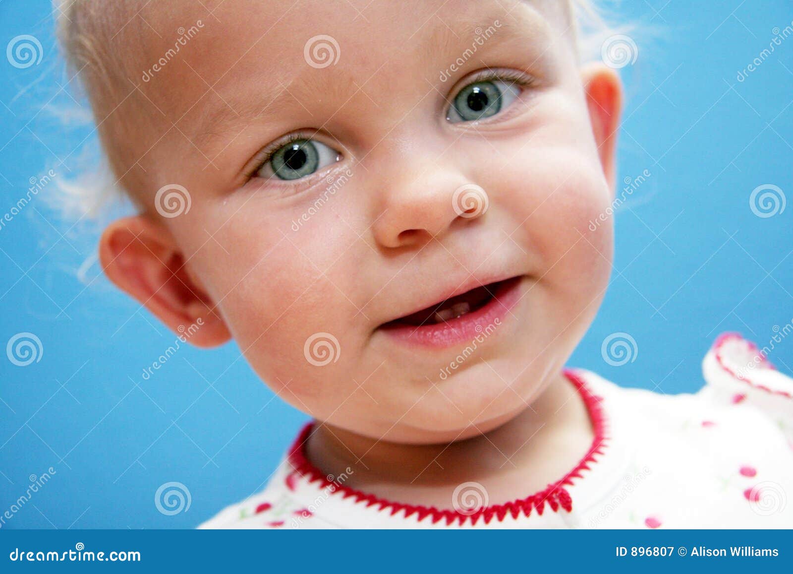 Sky Baby stock image. Image of blonde, smile, outdoors - 896807