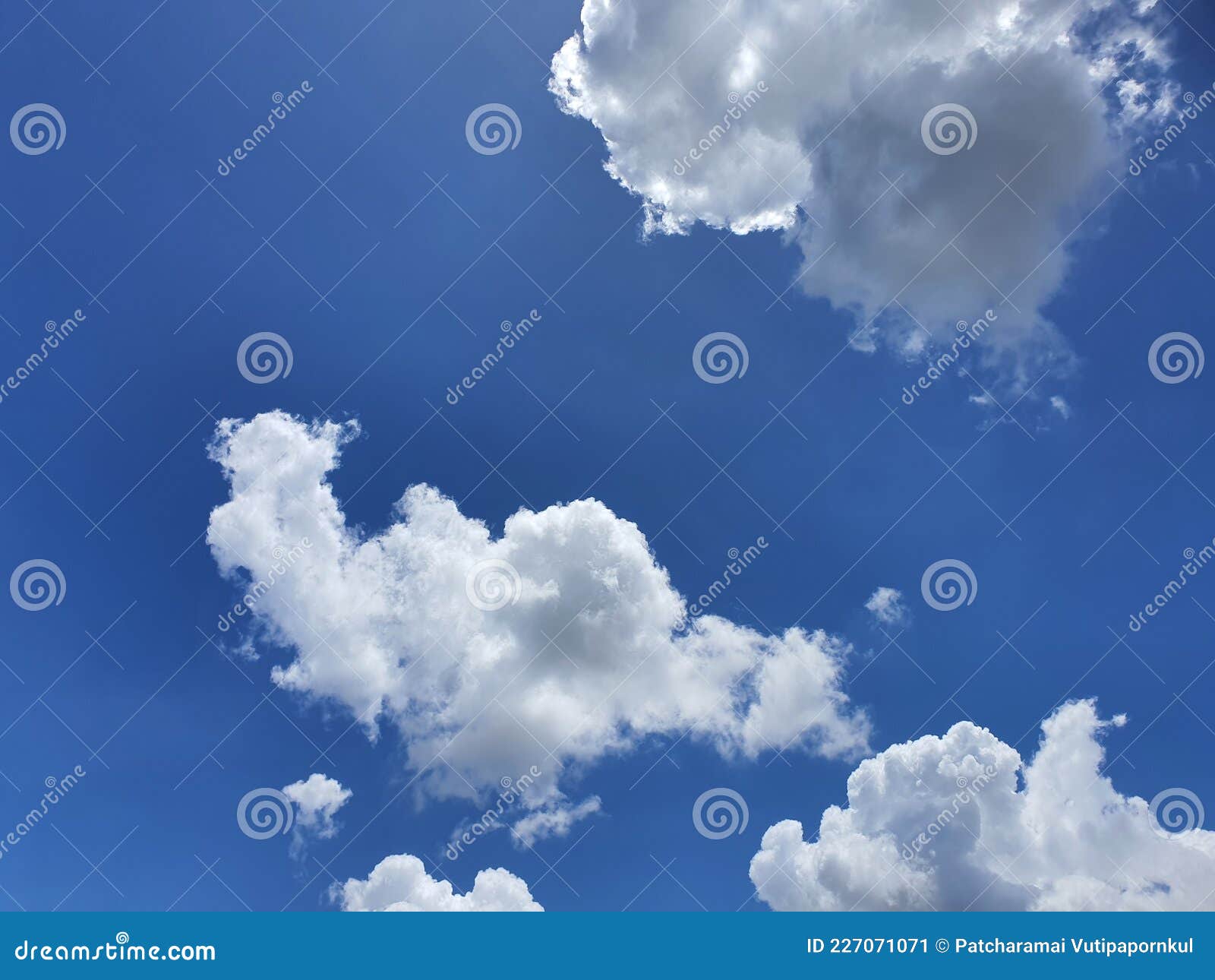 Sky Background with Clouds Floating. Stock Image - Image of background ...