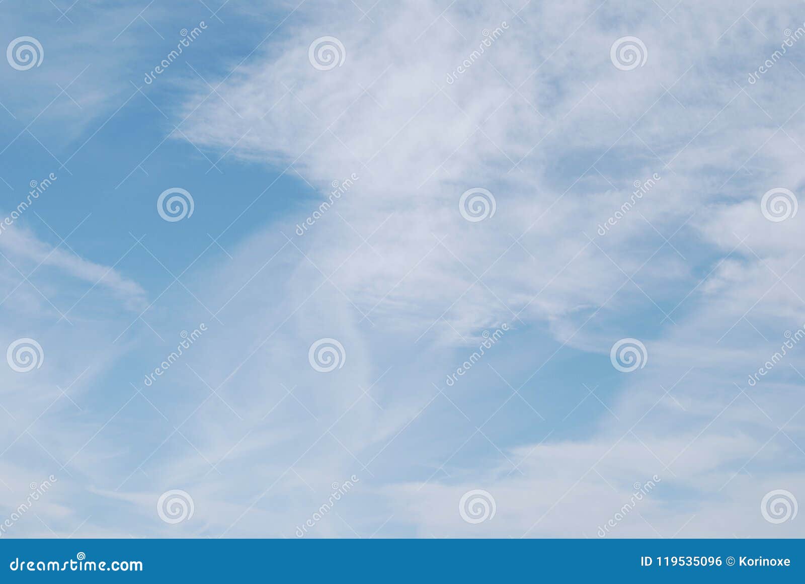Sky Background with Light Clouds Stock Photo - Image of bright ...