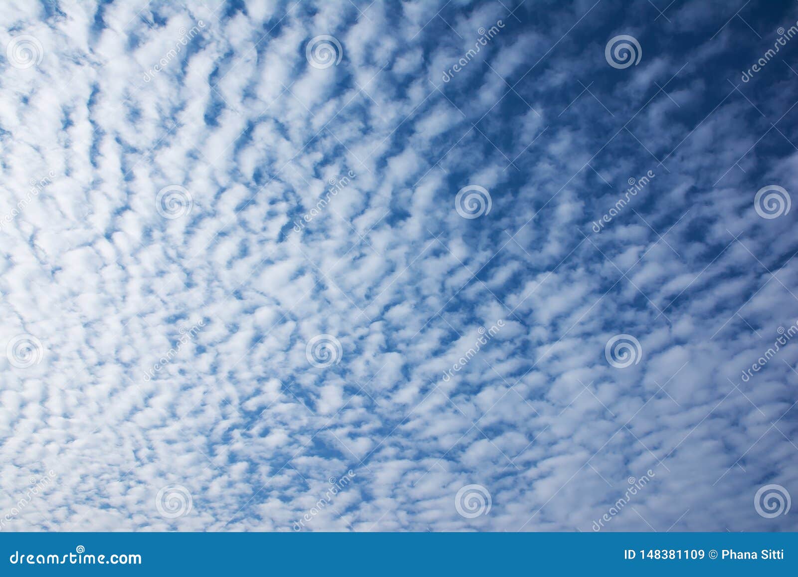 Sky Background. Wave White Clouds and Blue Sky Background Stock Image ...