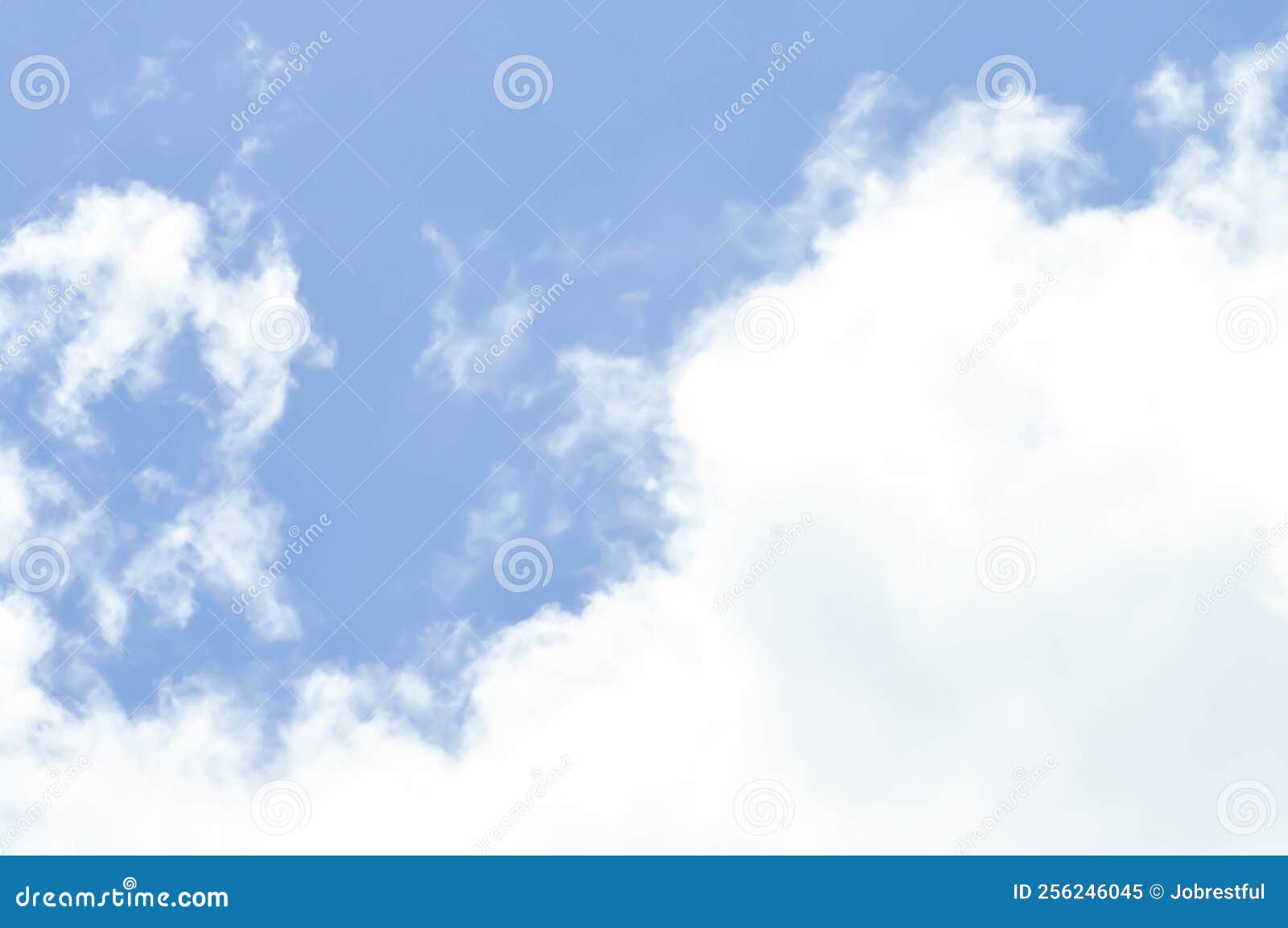 Sky Background or White Cloud and Blue Sky Stock Image - Image of light ...