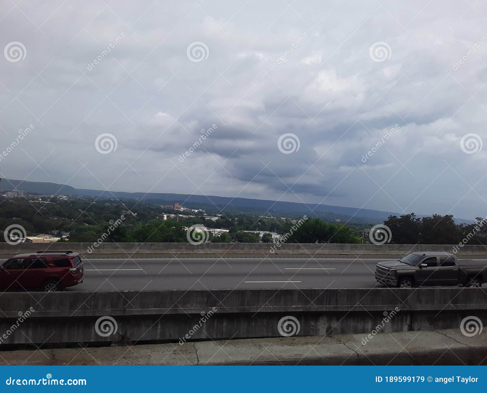 The Sky is Beautiful Today in Chattanooga Stock Image - Image of lane ...