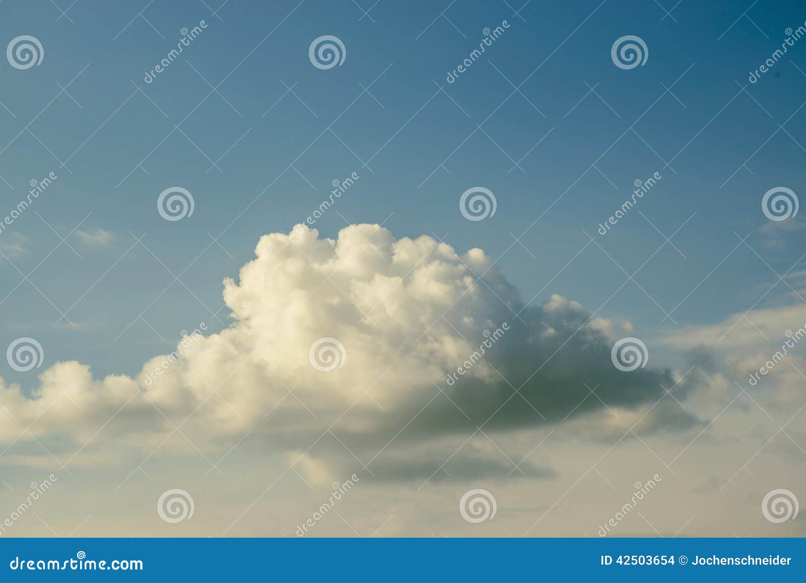 Sky with big cloud stock photo. Image of overcast, cloud - 42503654