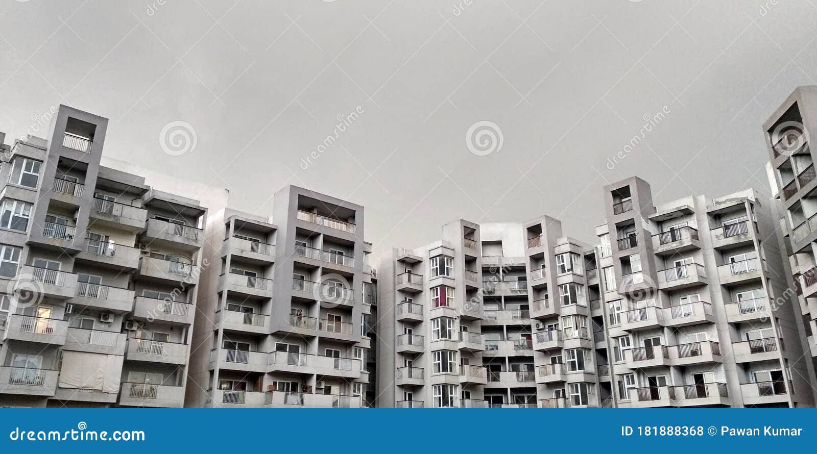 Sky Blue Building Tower Window Stock Photo - Image of house, lighting ...