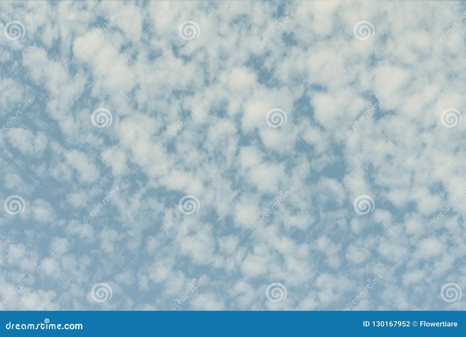 Sky in the Blue Colors. Effect of Light Pastel Colored of Sunset Clouds ...