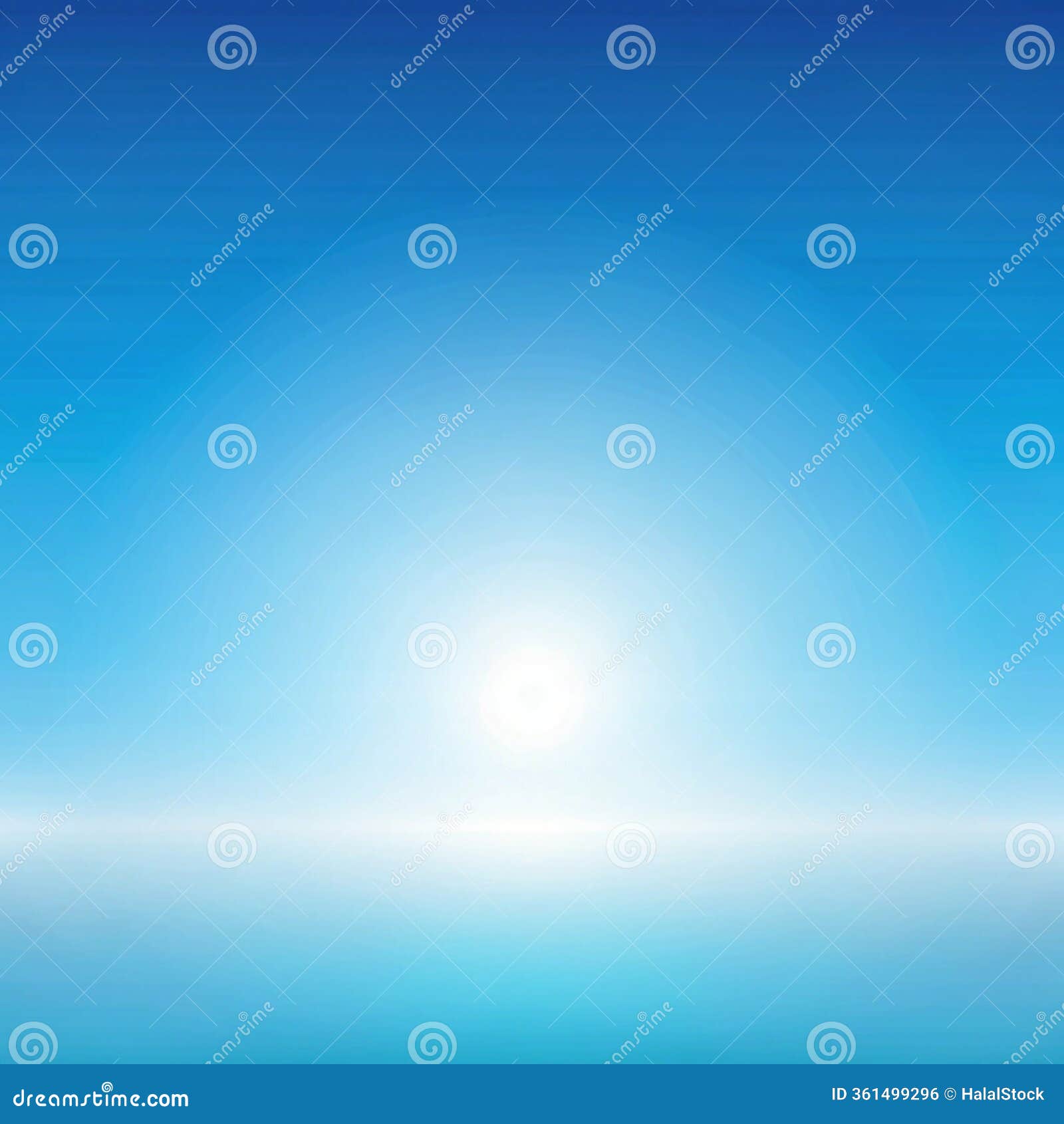 Sky Blue Gradient Background Stock Illustration - Illustration of ...