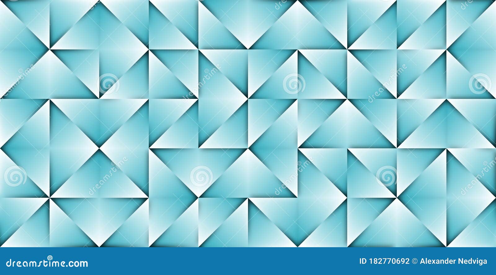 Sky Blue Modern Random Filling Geometric Shapes Stock Illustration ...