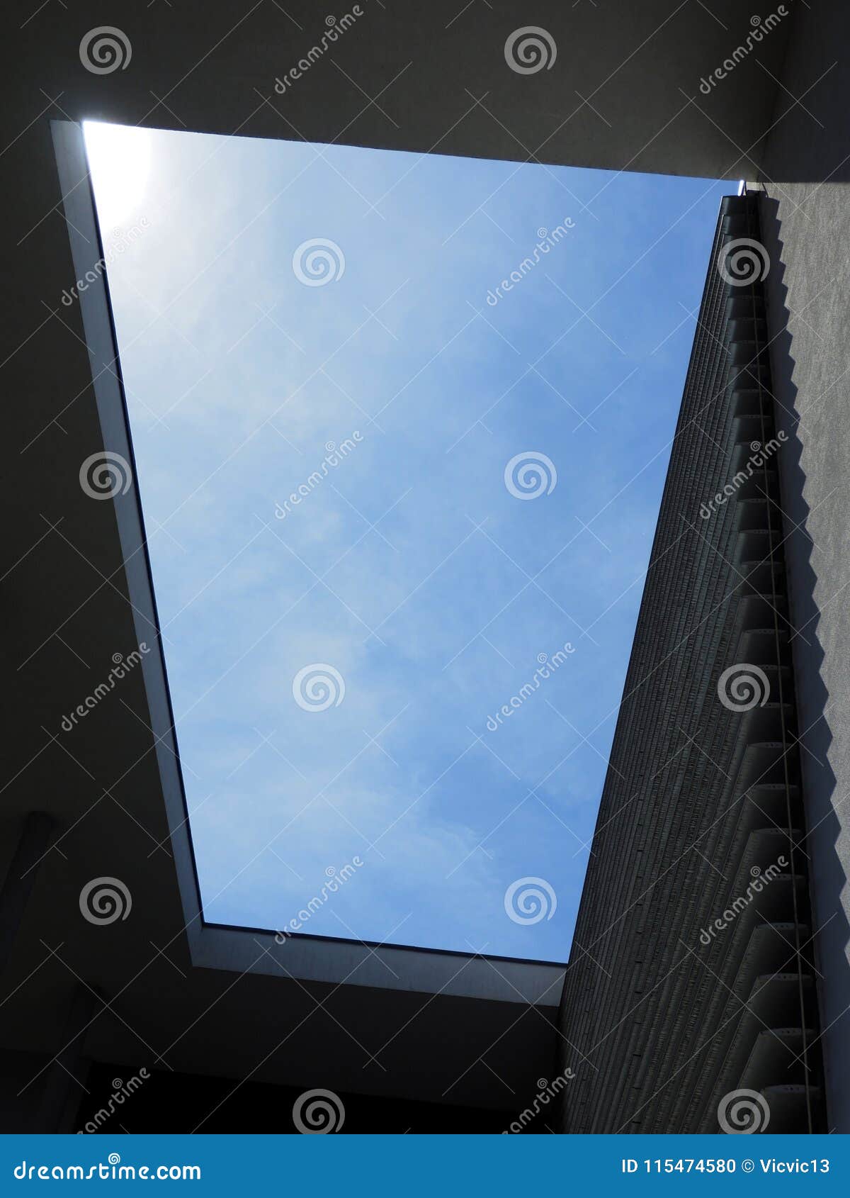 Sky blue rectangle stock photo. Image of modern, design - 115474580