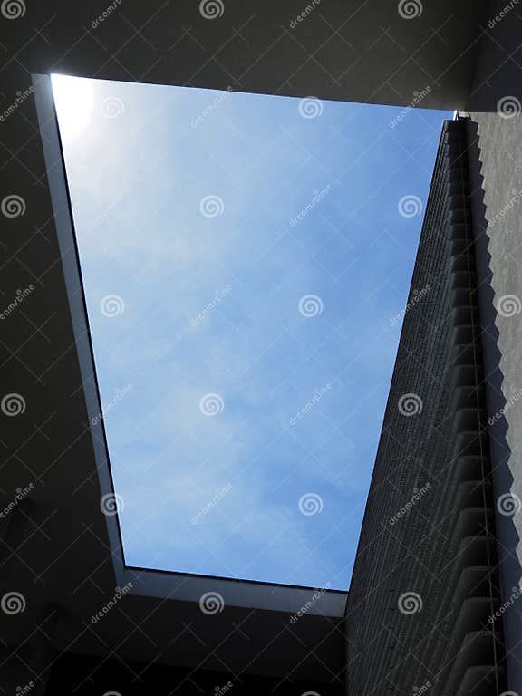 Sky blue rectangle stock photo. Image of modern, design - 115474580