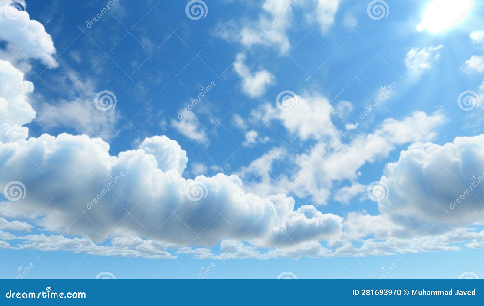 Sky Blue with a Smooth and Flowing Texture Stock Illustration ...