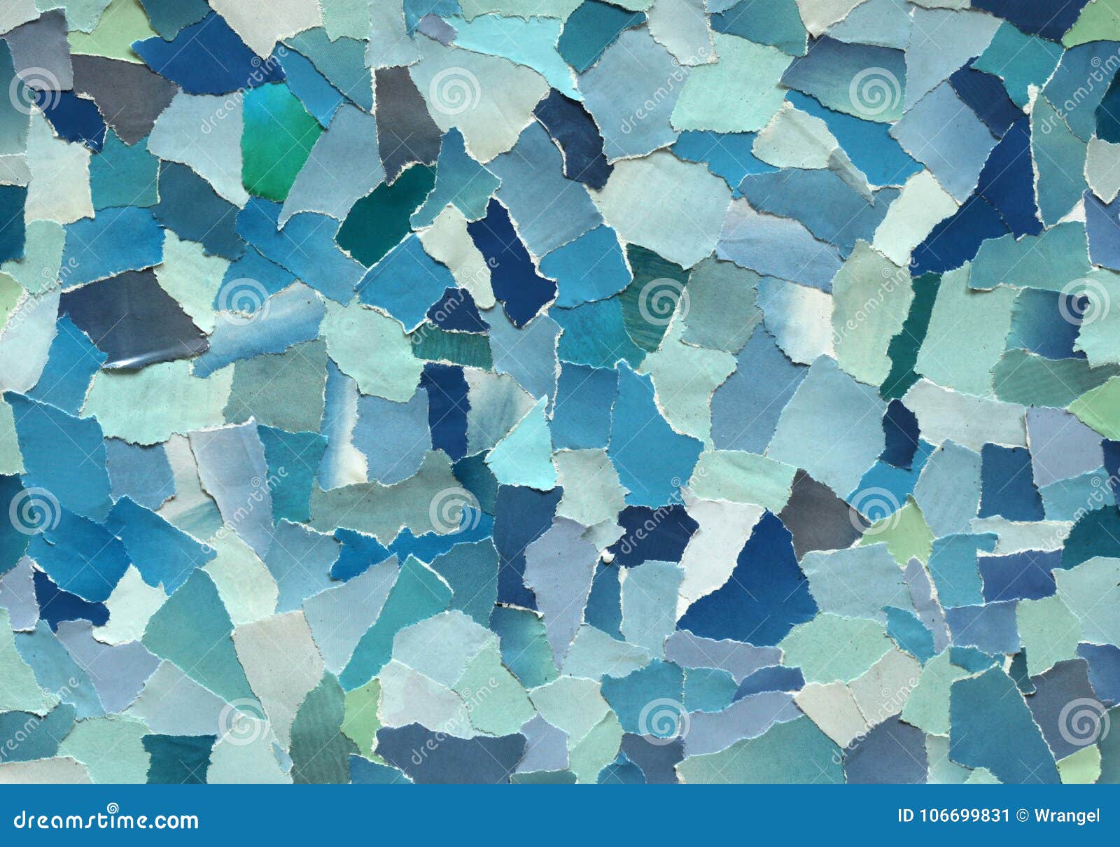 Sky Blue Texture of Torn Paper Stock Image - Image of edge, macro ...