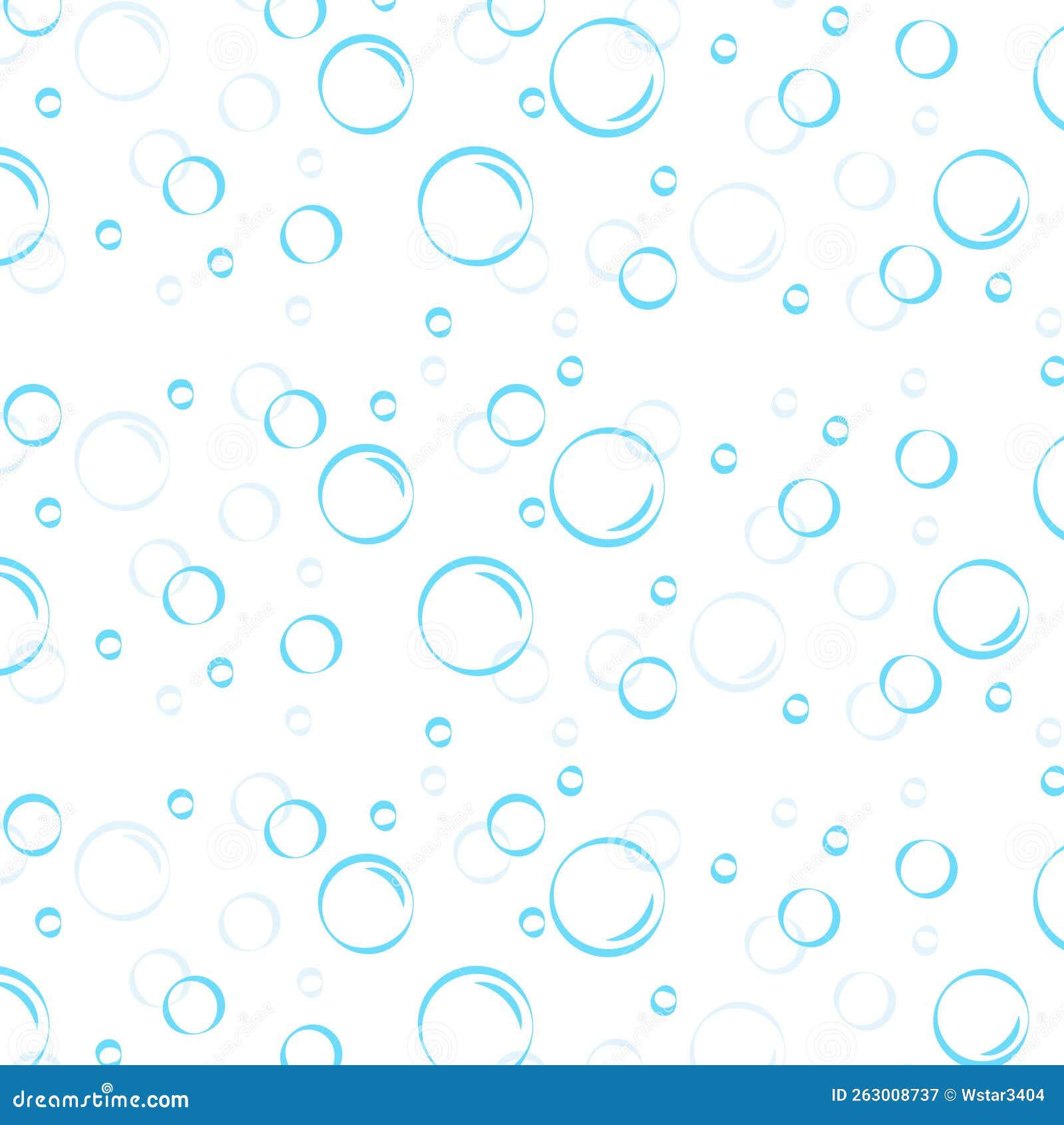 Sky Blue Water Bubble Background in Sky Blue Color. Dynamic Aqua Fizzy ...