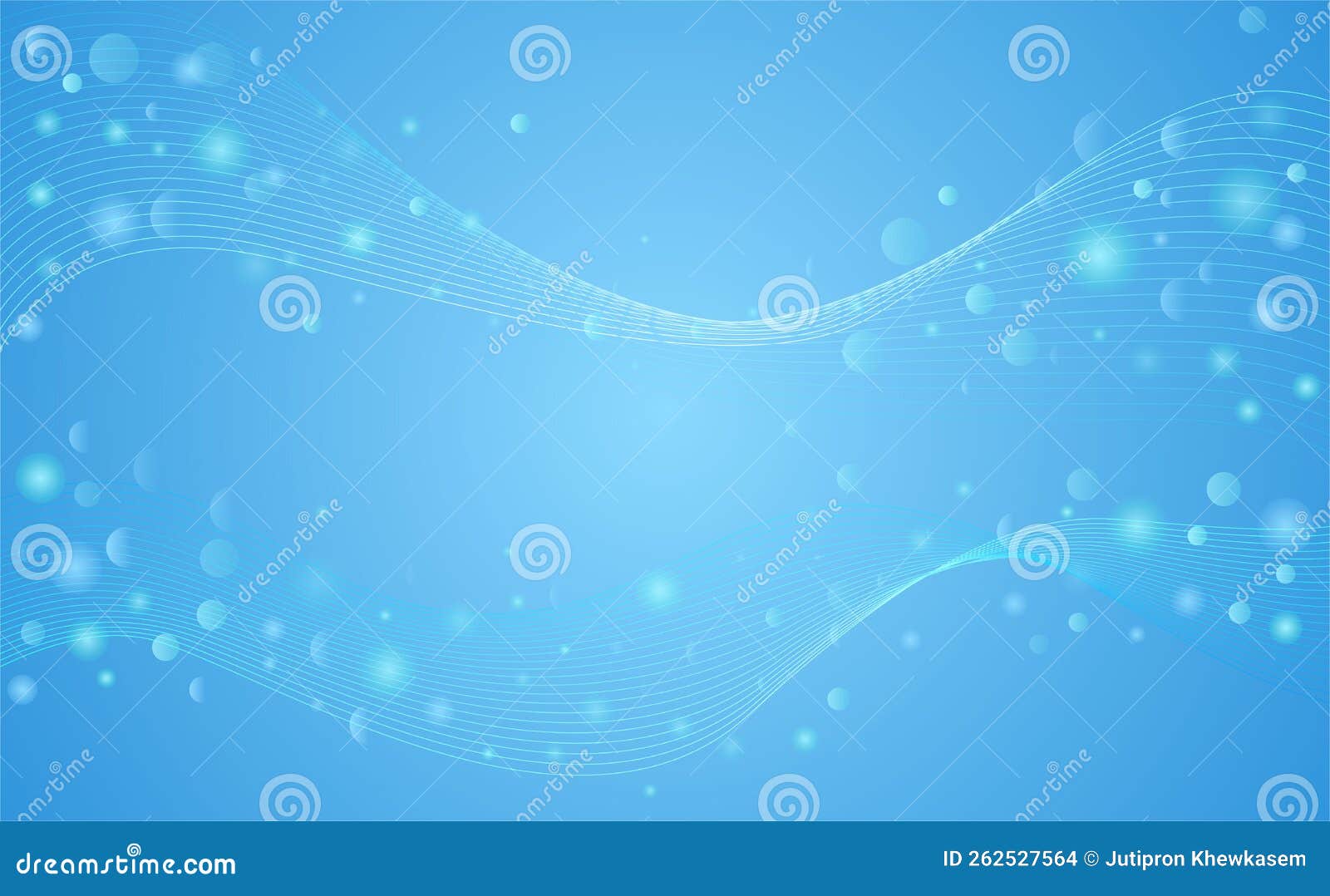 Sky Blue Wave Shape Background of Vector Stock Vector - Illustration of ...