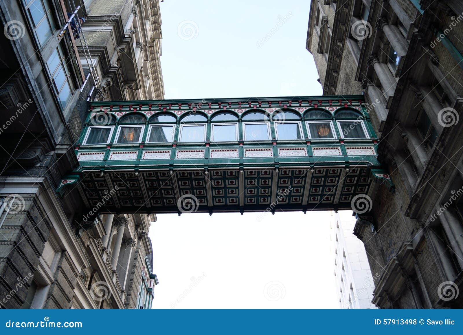 Sky bridge stock photo. Image of england, exterior, outdoor - 57913498