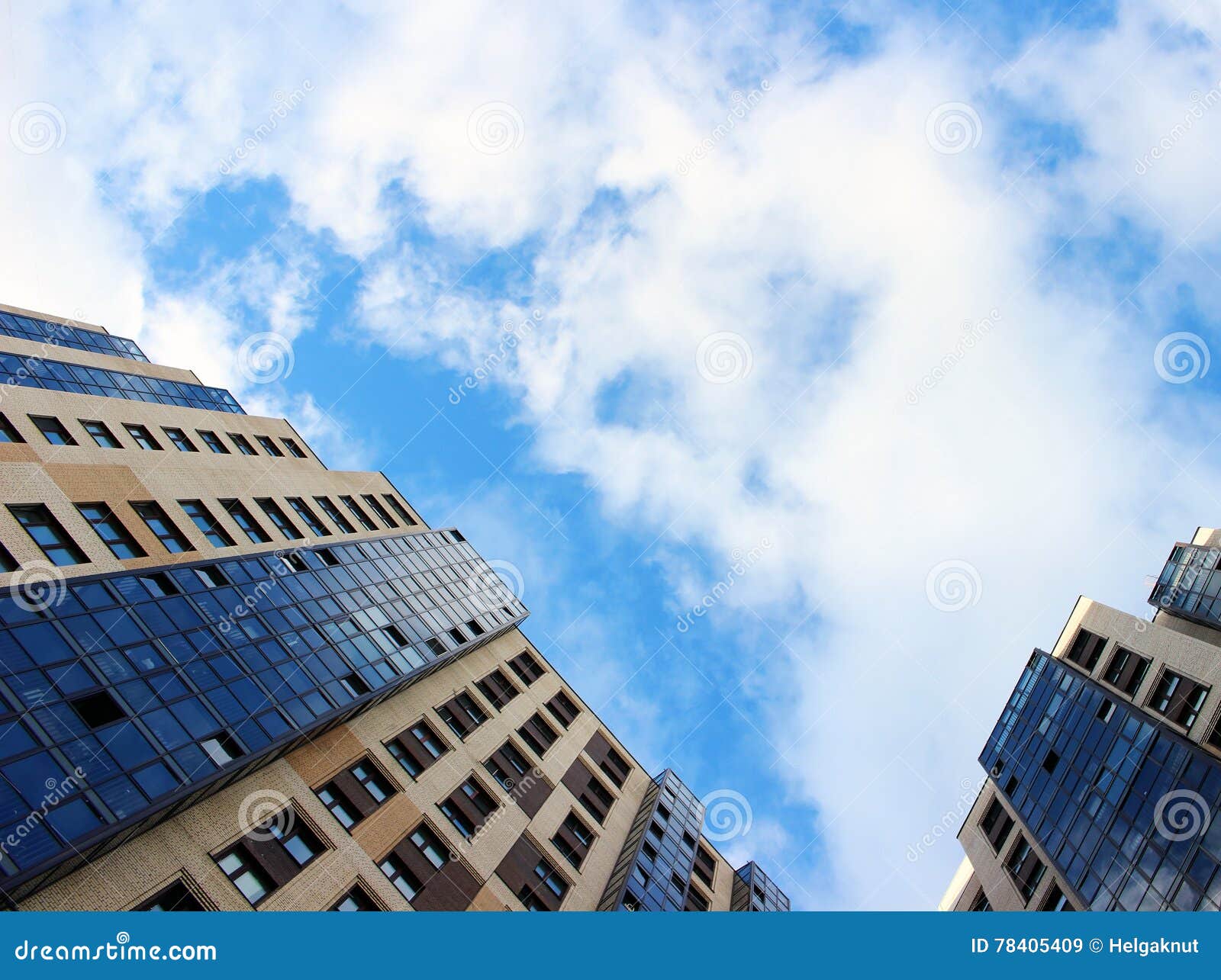 Sky and Building Looking Up Stock Image - Image of highrise ...