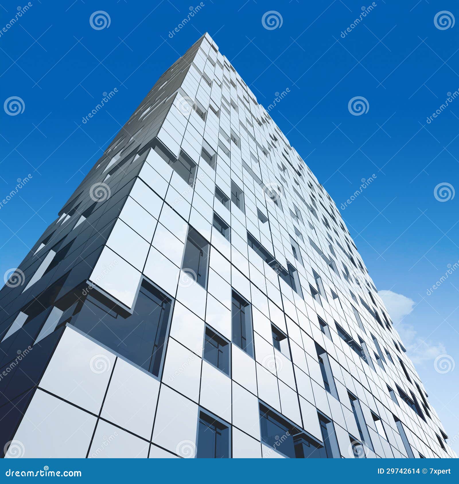 Sky building stock illustration. Illustration of contemporary - 29742614