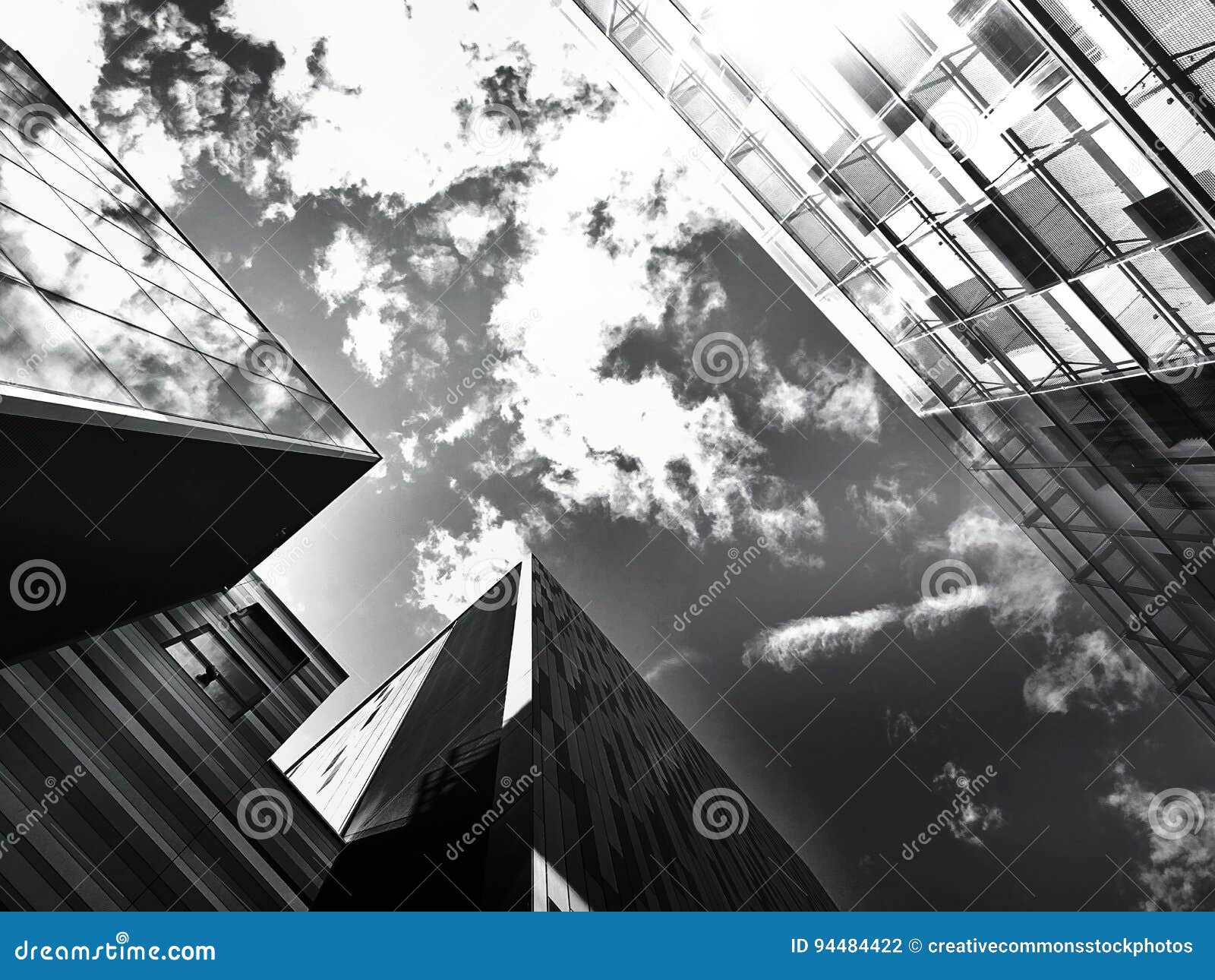 Sky Between Building Tops Picture. Image: 94484422