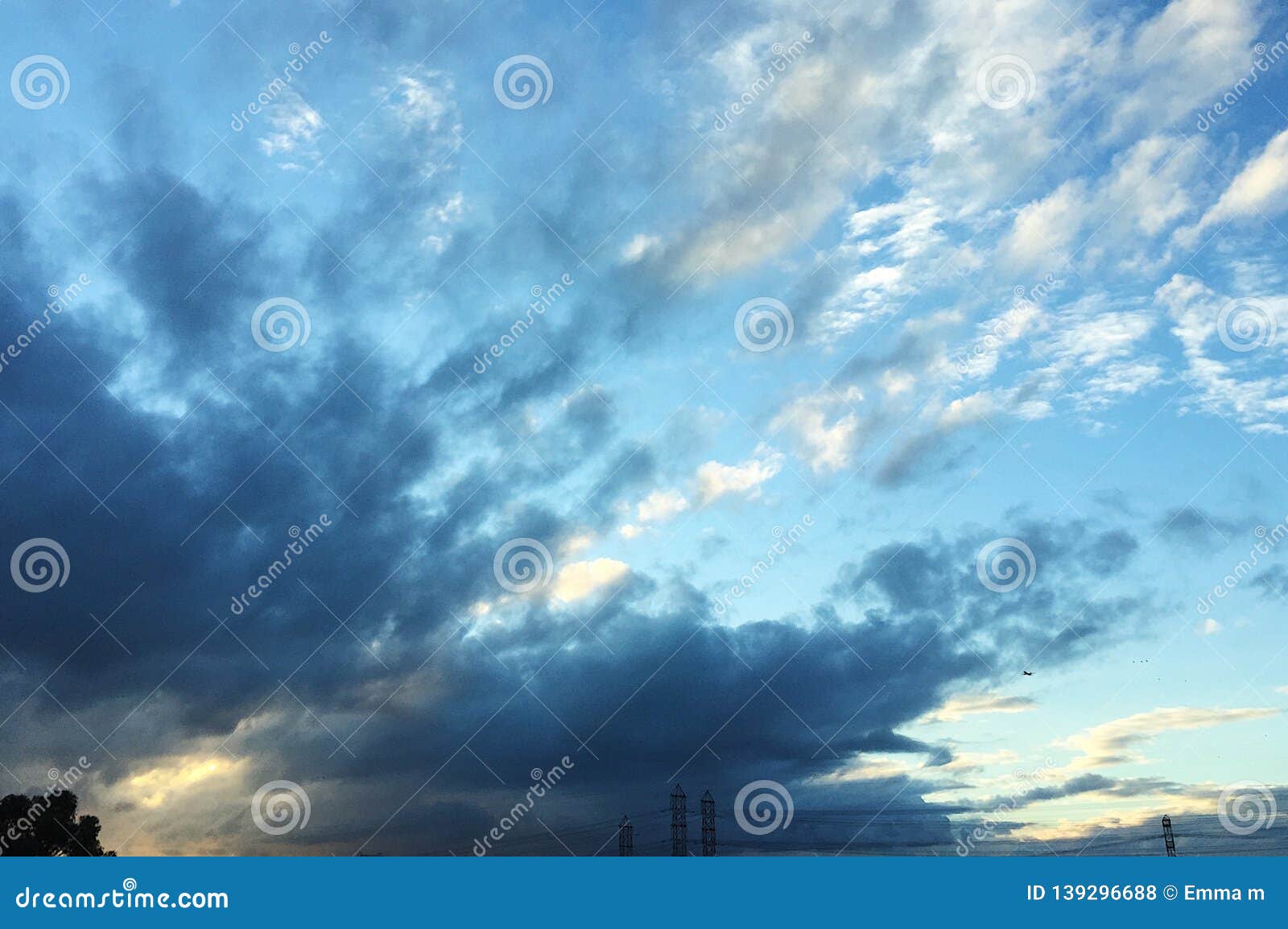 The Sky in California, Beautiful Cloud, Sunsetï¼ŒLos Angeles Stock ...