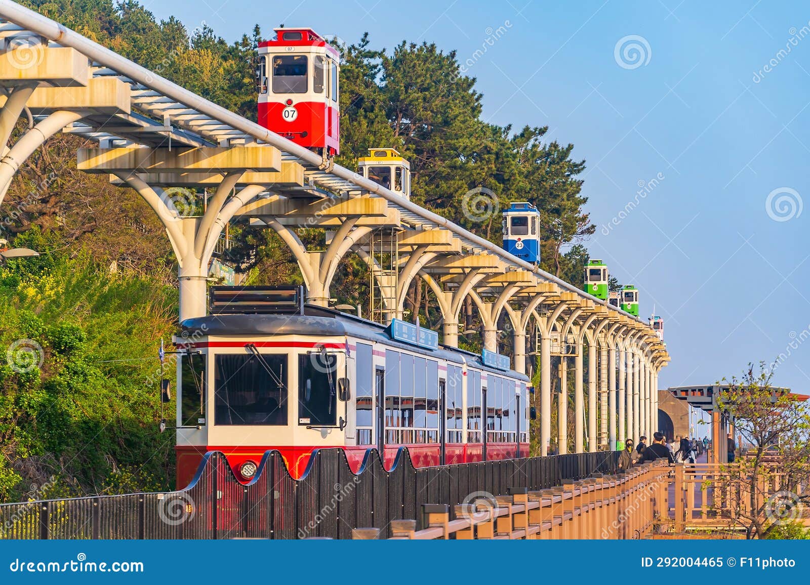 Sky Capsule in Busan, South Korea Stock Image - Image of attraction ...