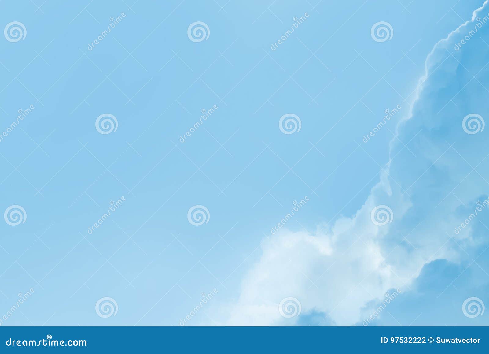 The sky is clear. stock photo. Image of horizon, summer - 97532222