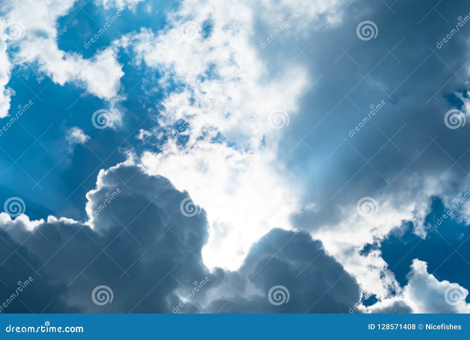Sky Background on a Clear Day Stock Photo - Image of natural ...