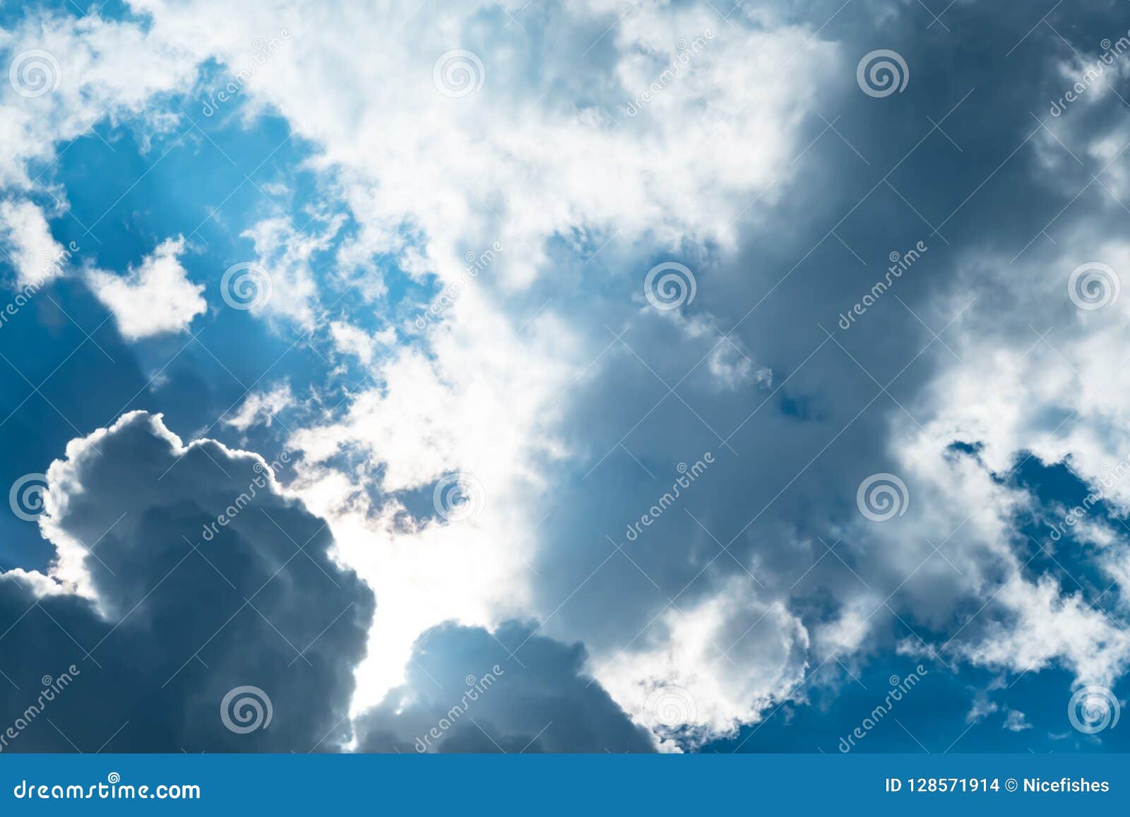 Sky Background on a Clear Day Stock Photo - Image of climate, light ...