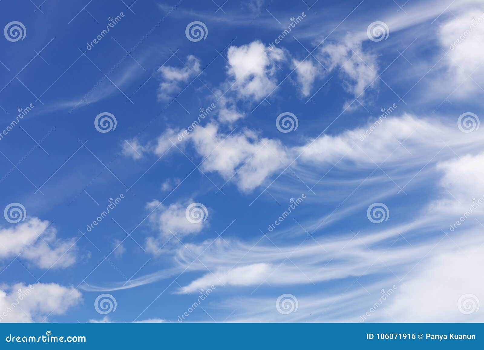 Sky and Cloud ,Good Weather Day Background. Stock Photo - Image of ...