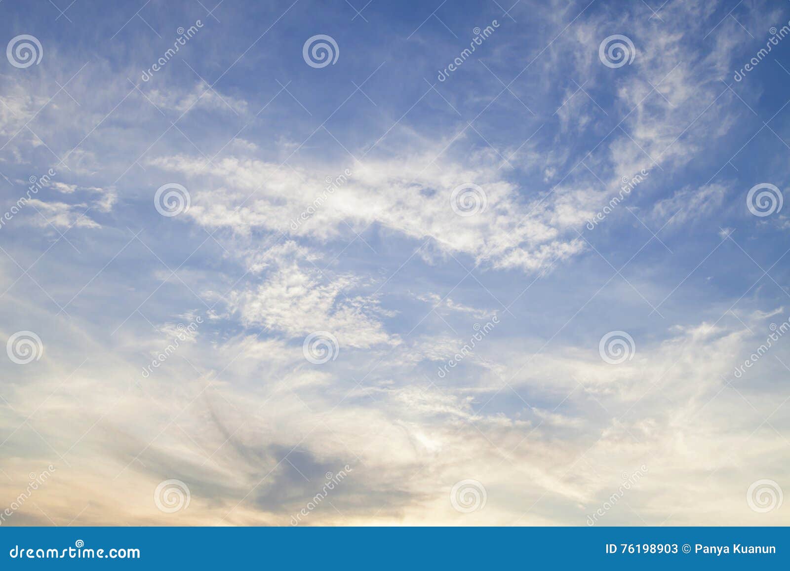 Sky and Cloud ,Good Weather Day Background. Stock Image - Image of high ...