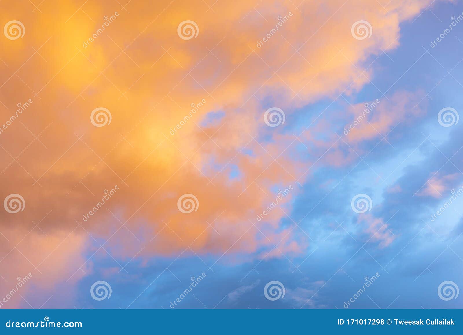 Sky with cloud many colors stock photo. Image of bright - 171017298