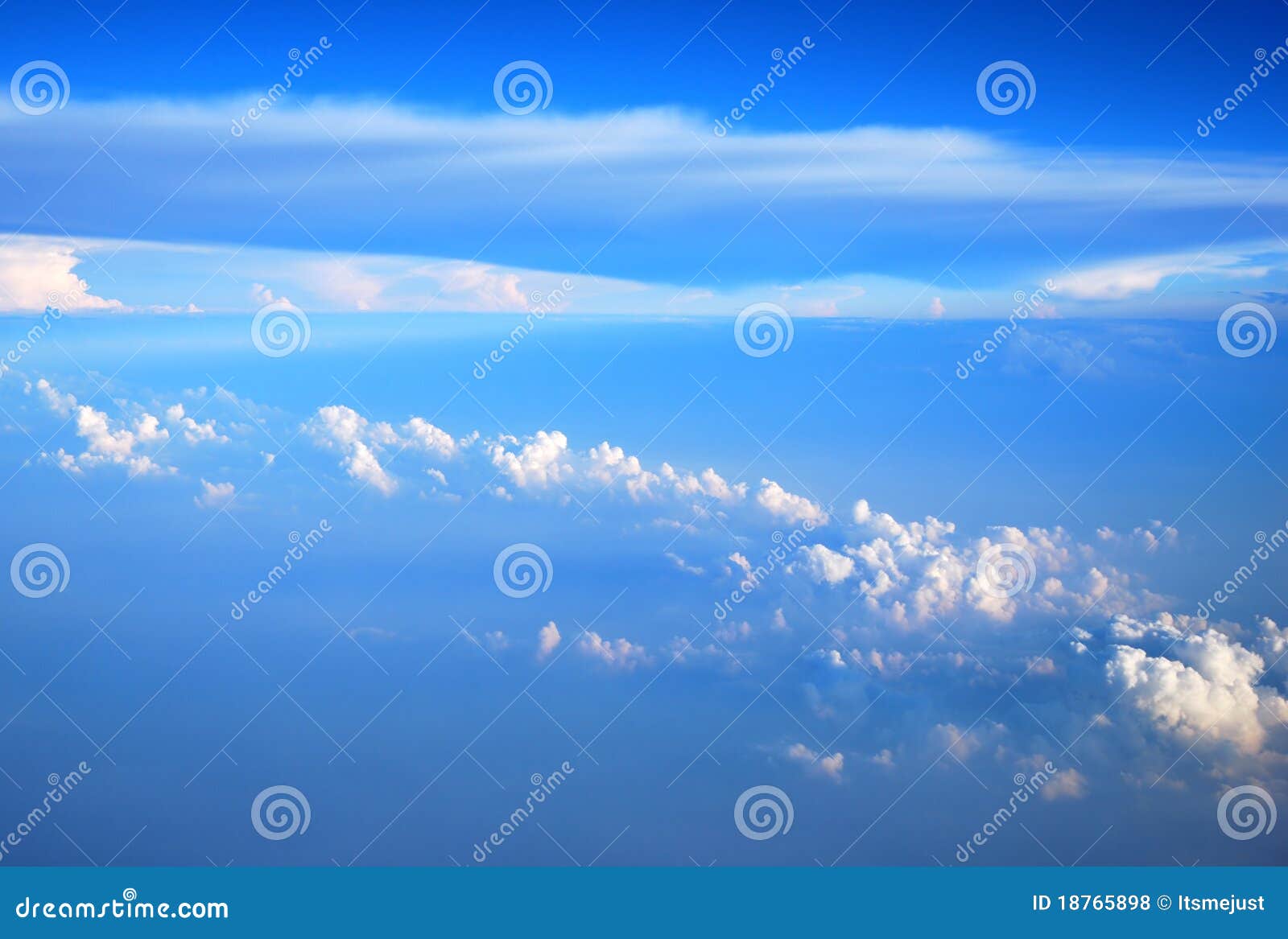 Between sky and clouds stock photo. Image of nature, view - 18765898