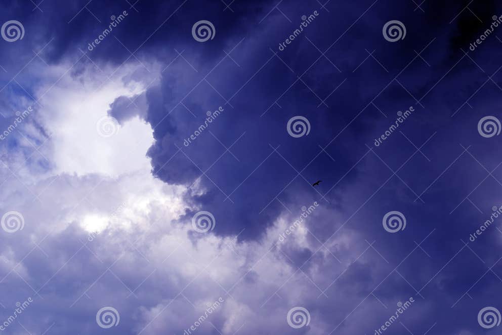 Sky stock photo. Image of clouds, coming, light, sunshine - 52166182