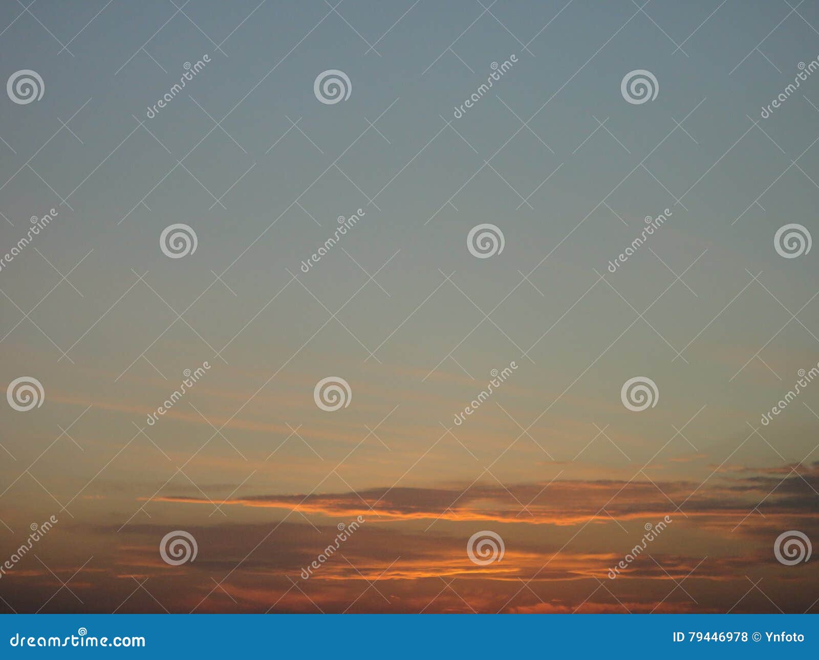 Sky and Clouds of Autumn Sunset Stock Photo - Image of outdoors ...