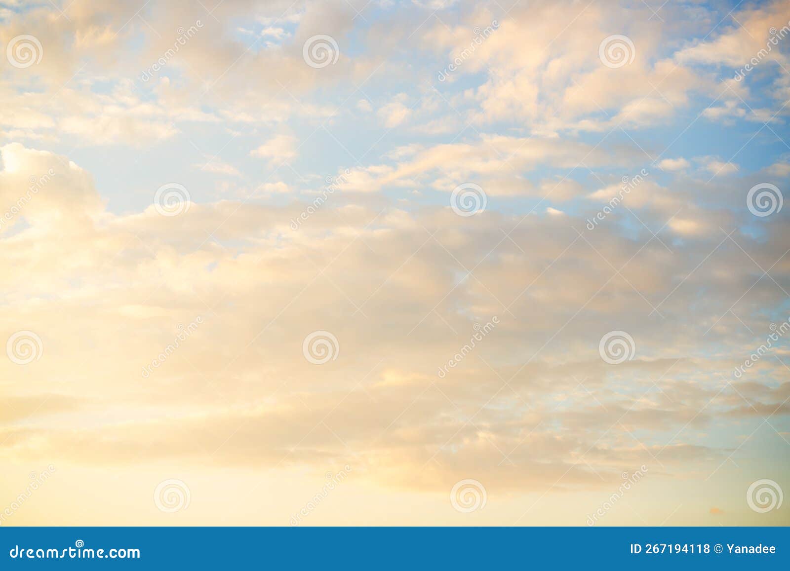 Sky with Clouds Background,copy Space,peaceful Sky in Warm Weather ...