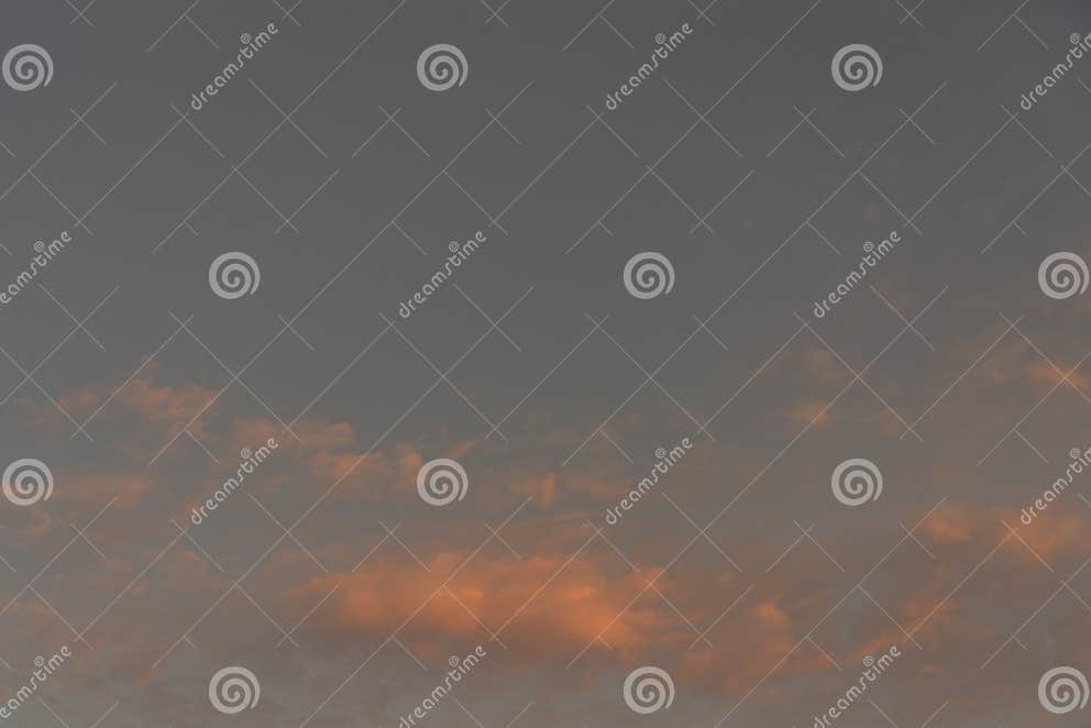 Sky and Clouds. the Background is Pastel, Subtle and Gentle Stock Image ...