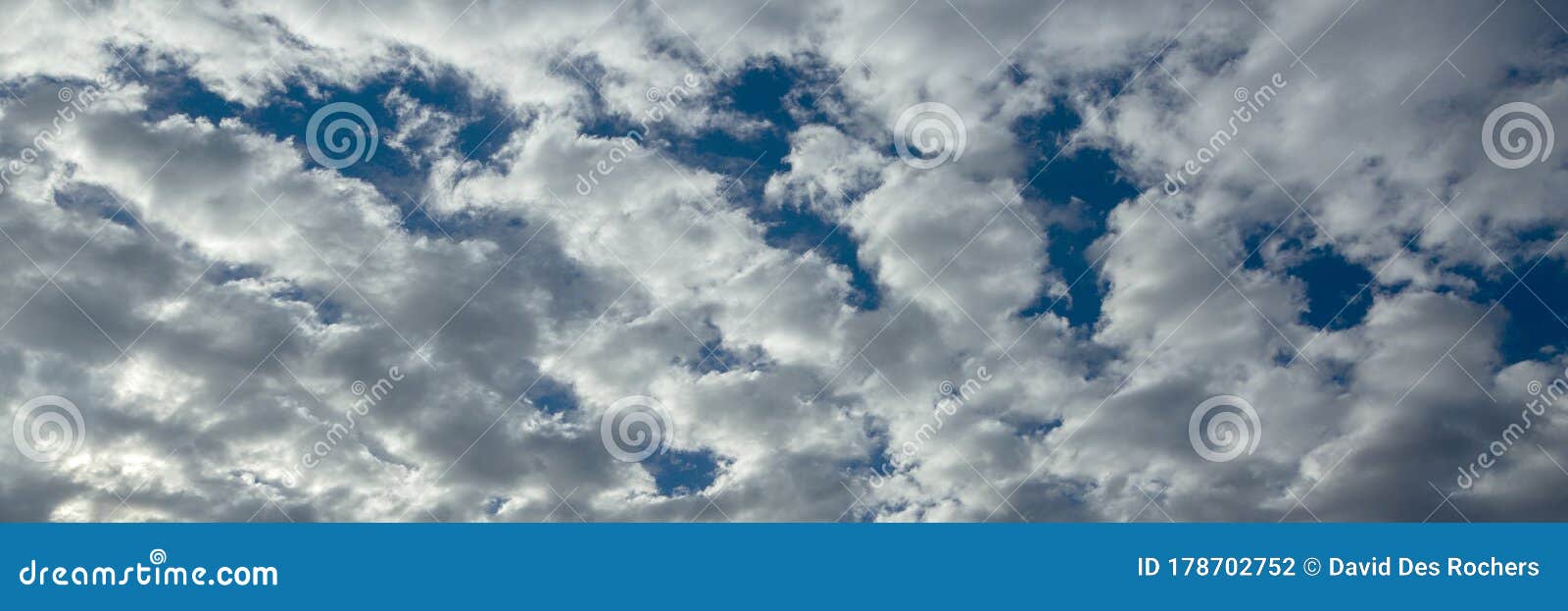 Sky and Clouds banner stock photo. Image of daytime - 178702752