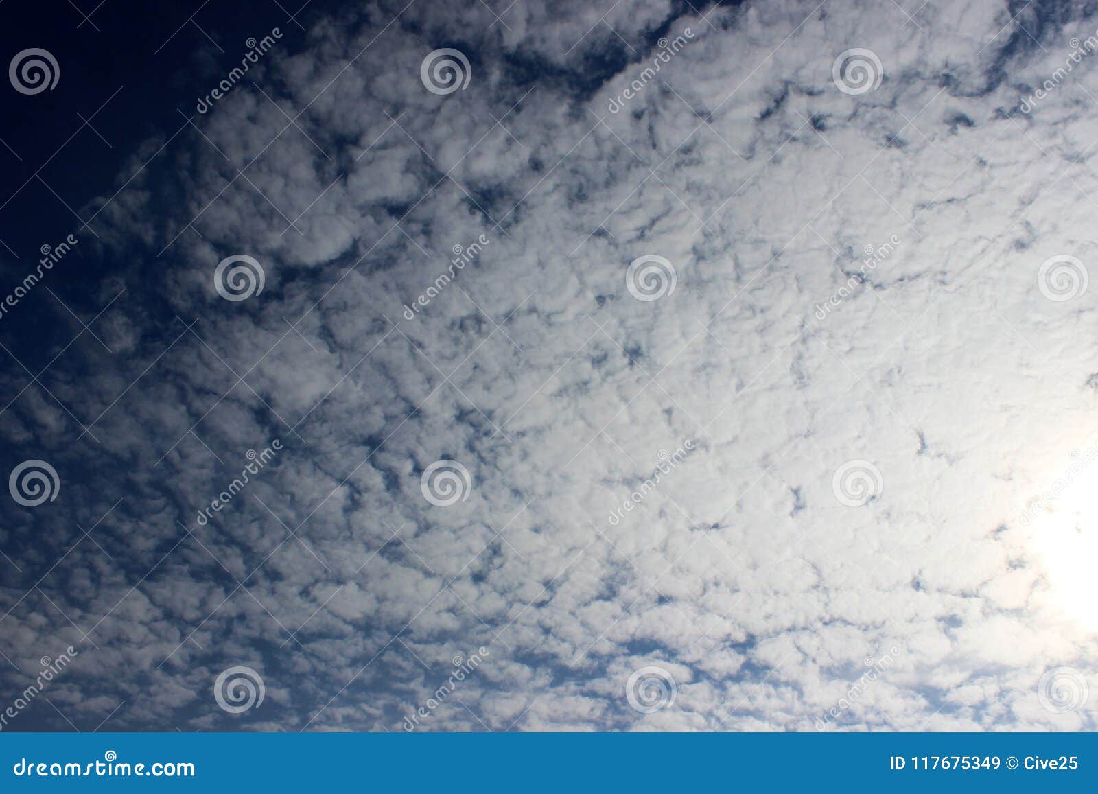 Sky and clouds stock image. Image of cloudy, lighting - 117675349