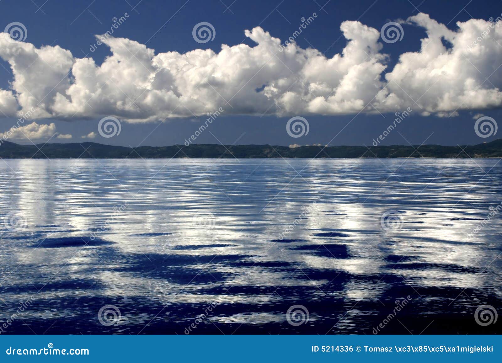 Sky and Clouds and Blue Sea Stock Photo - Image of blue, eternity: 5214336