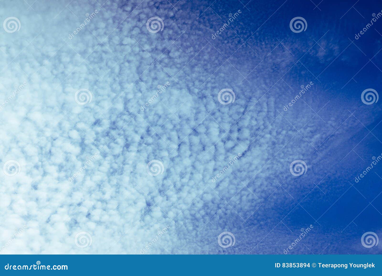 Sky with Clouds Look Weird Morning. Stock Photo - Image of frozen ...