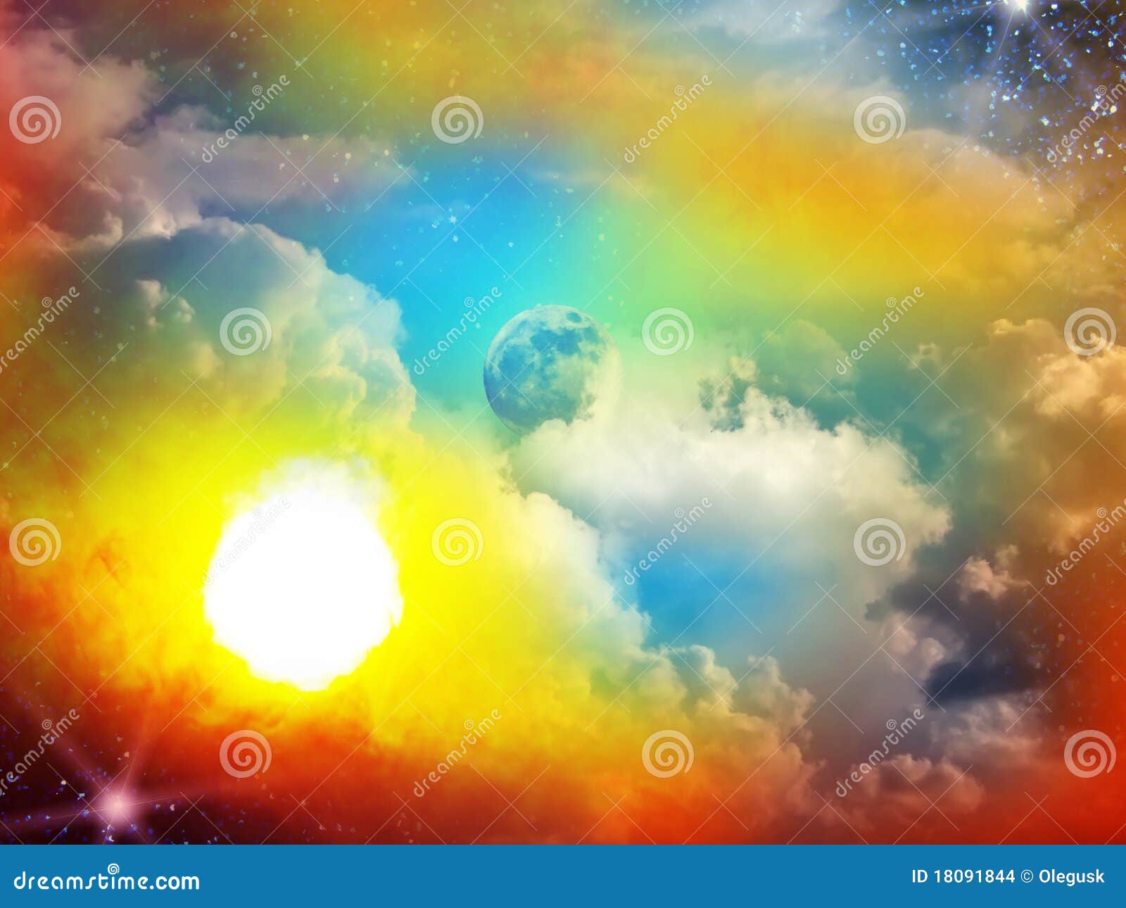 Sky clouds moon lightning stock photo. Image of moon - 18091844