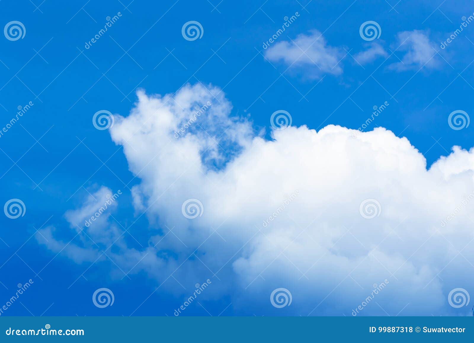 The Sky with Clouds Moving with the Wind. Stock Photo - Image of ...