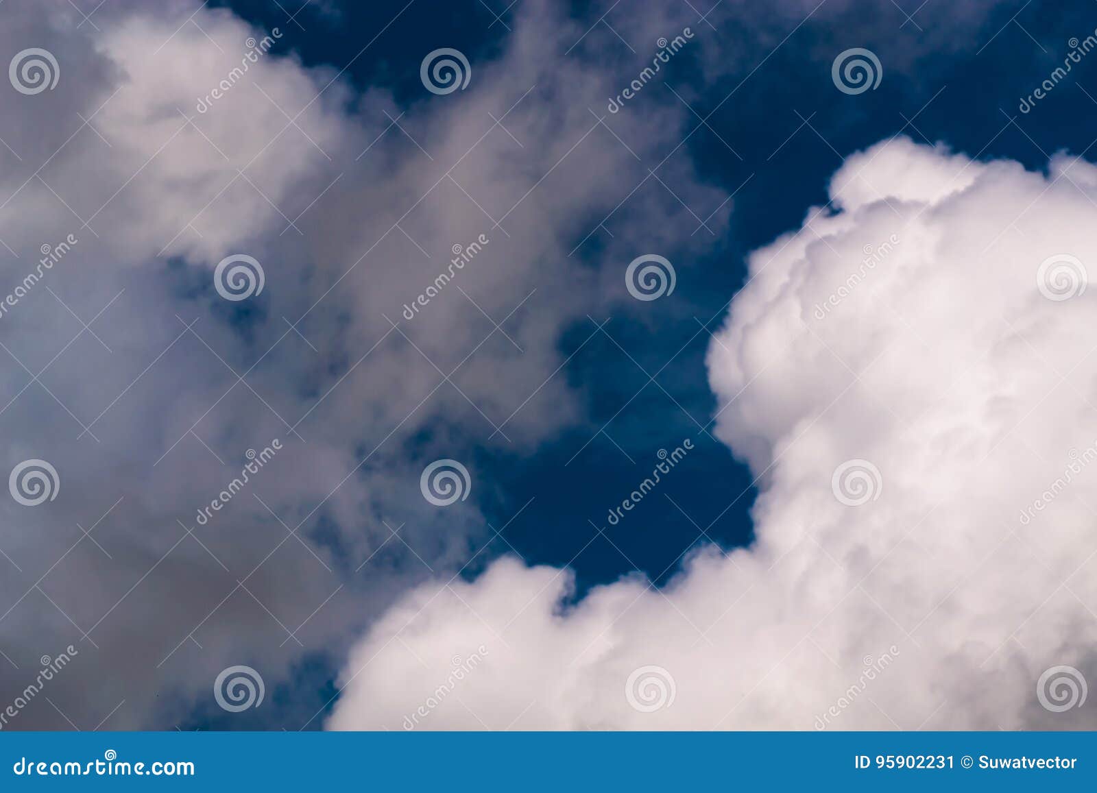The Sky with Clouds Moving with the Wind. Stock Image - Image of beauty ...