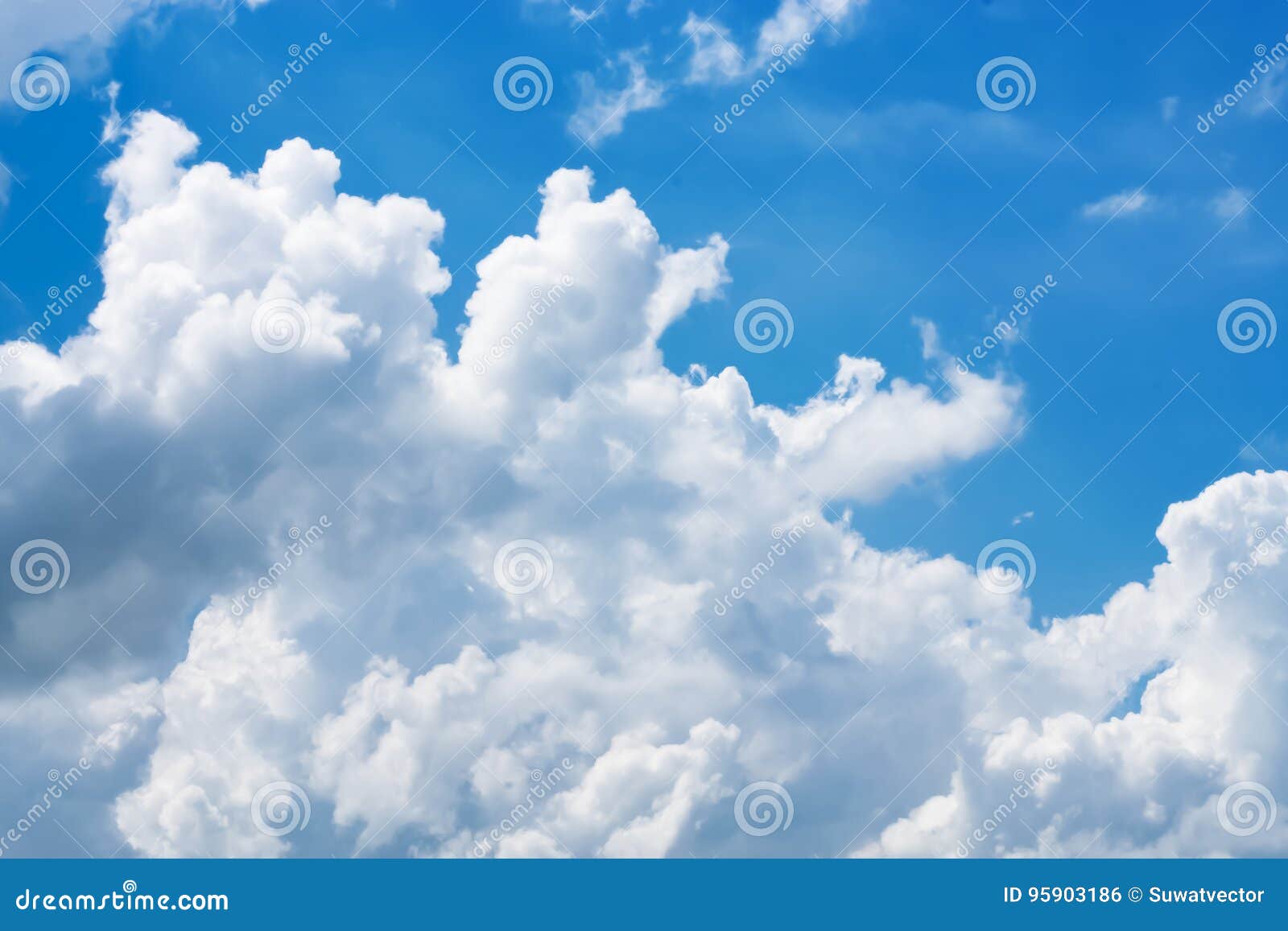 The Sky with Clouds Moving with the Wind. Stock Photo - Image of ...