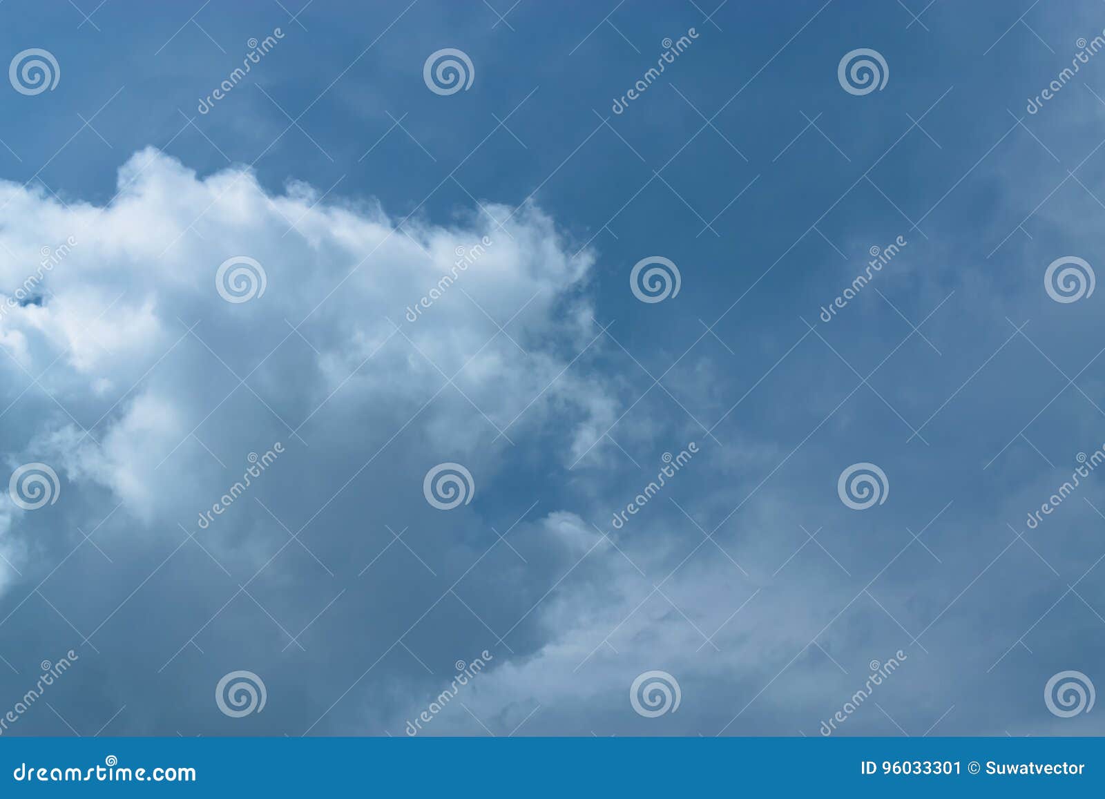 The Sky with Clouds Moving with the Wind. Stock Image - Image of pure ...