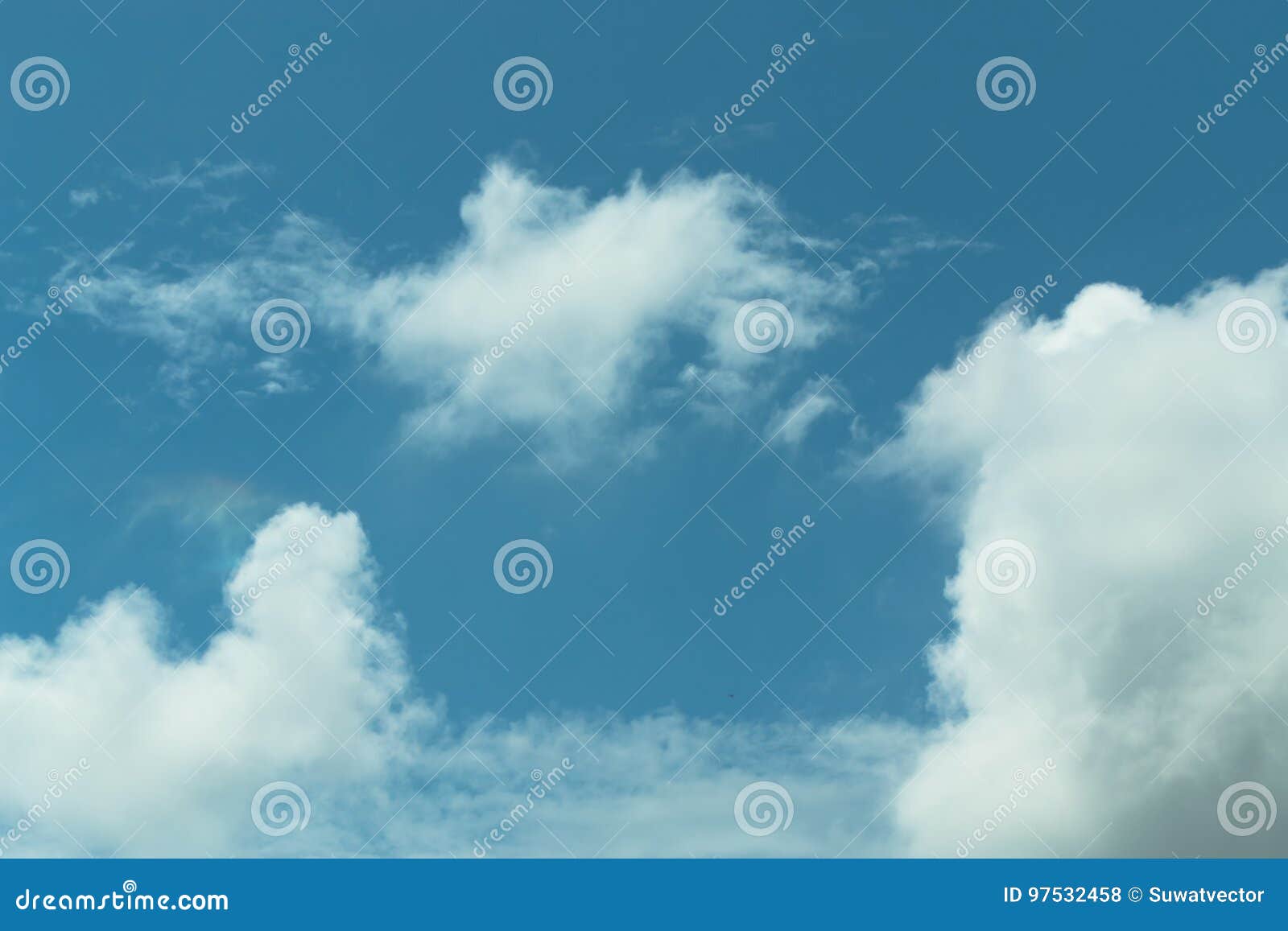The Sky with Clouds Moving with the Wind. Stock Photo - Image of ...